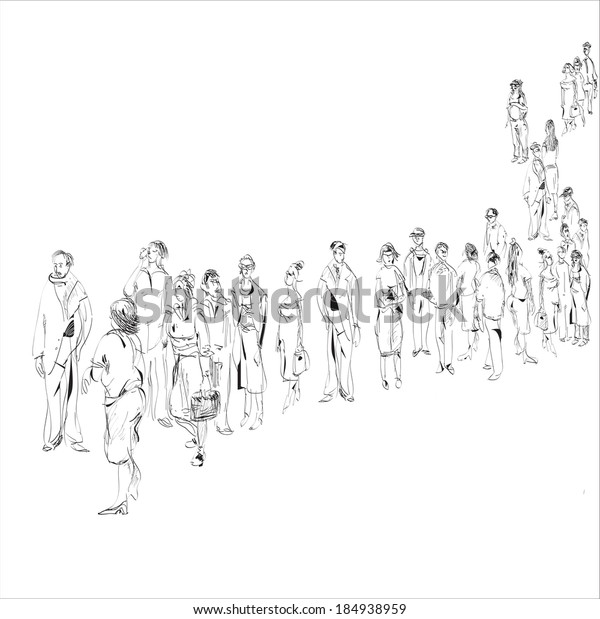 Hand Drawn Black White Sketch Doodle Stock Vector (Royalty Free) 184938959
