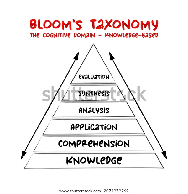 Hand Drawn Blooms Taxonomy Cognitive Domain Stock Vector (Royalty Free ...