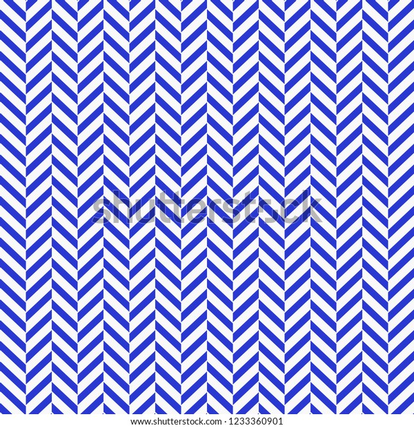 Hand Drawn Blue Herringbone Pattern Design Stock Vector (Royalty Free ...