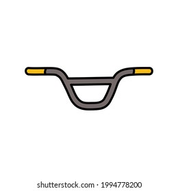 Hand Drawn Bmx Handlebar Vector Illustration Stock Vector (Royalty Free ...