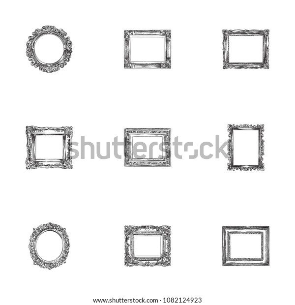 Hand Drawn Border Sketches Set Collection Stock Vector (Royalty Free ...
