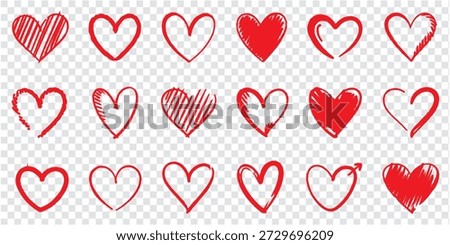 Red Heart Outline | Free download on ClipArtMag