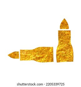 Hand Drawn Bullets Icon Gold Foil Stock Vector (Royalty Free ...