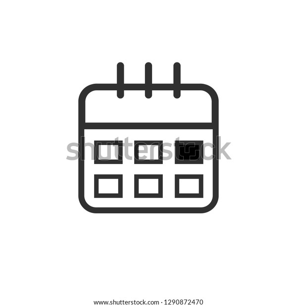 Hand Drawn Calendar Icon Vector Illustration Stock Vector (Royalty Free ...