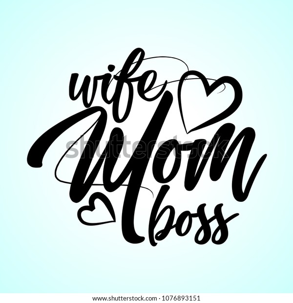 Hand Drawn Calligraphy Lettering Inspirational Quotes Stock Vector