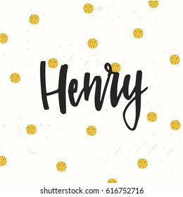 Vector Trendy Hand Lettering Poster Hand: vector de stock (libre de ...
