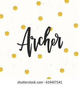 Hand Drawn Calligraphy Personal Name Arthur Stock Vector (Royalty Free ...