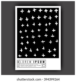 Hand Drawn Card Template Design Stock Vector (Royalty Free) 394399330 ...
