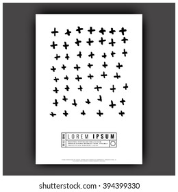 Hand Drawn Card Template Design Stock Vector (Royalty Free) 394399330 ...
