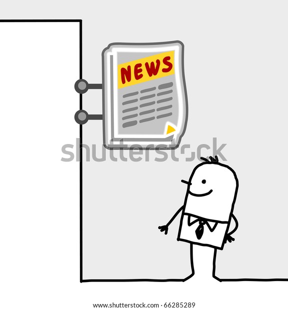 Hand Drawn Cartoon Characters Consumer Shop Stock Vector (Royalty Free ...