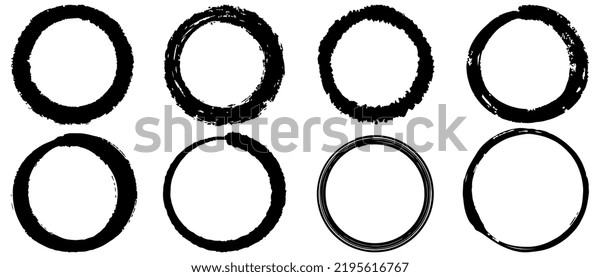 Hand Drawn Cartoon Circle Line Vector Stock Vector (Royalty Free ...