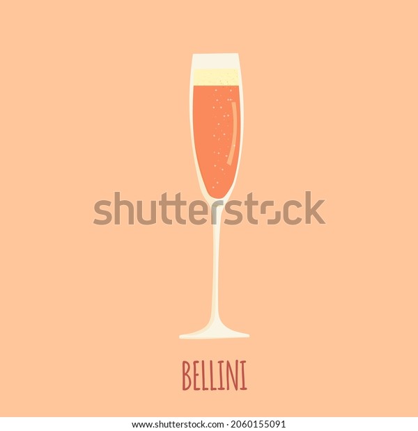 Hand Drawn Cartoon Vector Illustration Bellini Stock Vector (Royalty ...