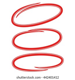 Hand Drawn Circle Highlighting Text 스톡 벡터(로열티 프리) 442401412 | Shutterstock