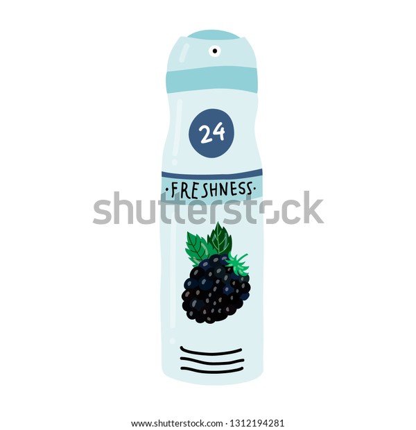 Hand Drawn Colorful Vector Illustration Deodorants Stock Vector ...