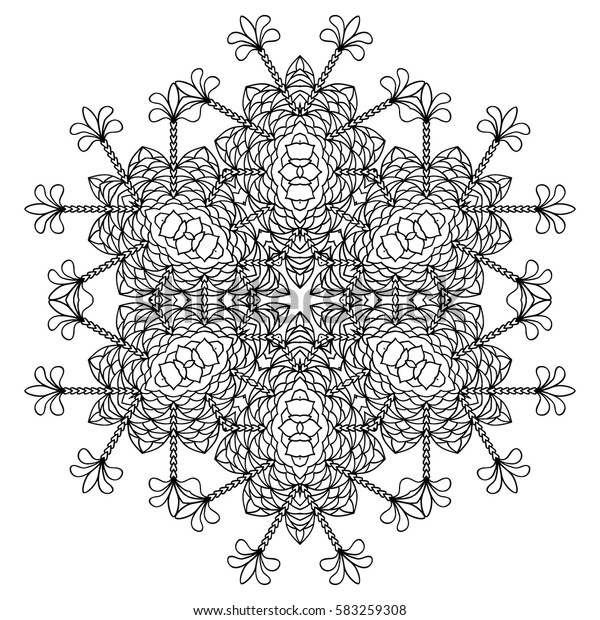 Hand Drawn Coloring Book Page Older Stock Vector (Royalty Free ...
