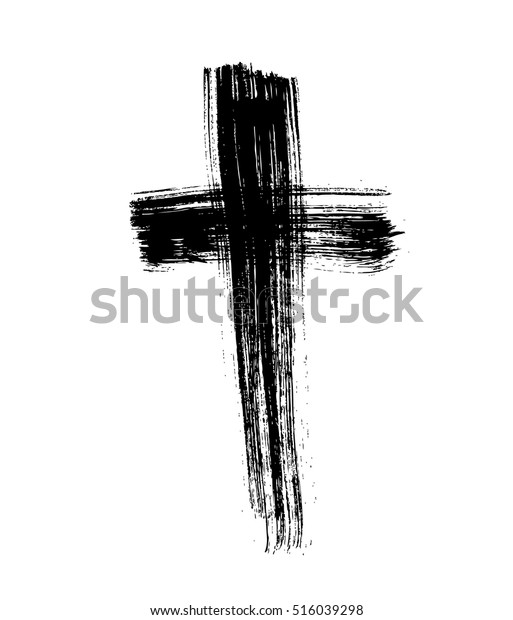 Hand Drawn Cross Grunge Cross Cross Stock Vector (Royalty Free ...