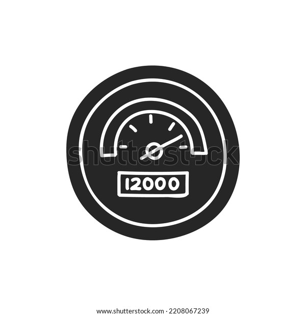 Hand Drawn Dashboard Vector Illustration Stock Vector (Royalty Free ...