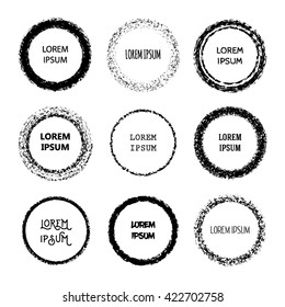 Circle charcoal Images, Stock Photos & Vectors | Shutterstock