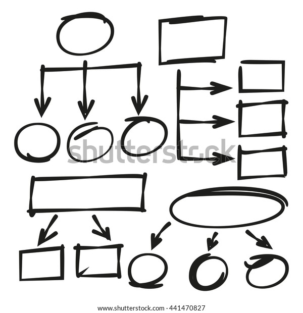 Hand Drawn Diagram Hand Drawn Chart 库存矢量图（免版税）441470827
