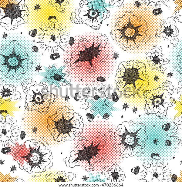 Hand Drawn Doodle Comics Book Cartoon Stock Vector (Royalty Free ...