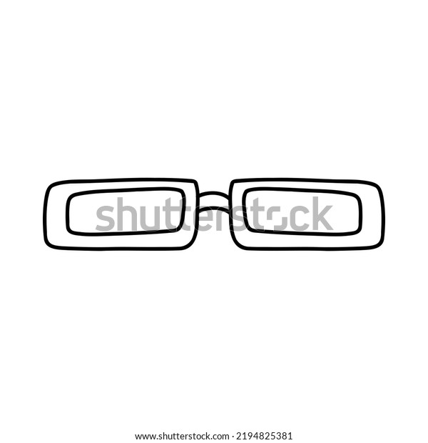 Hand Drawn Doodle Glasses Vector Sketch Stock Vector (Royalty Free ...