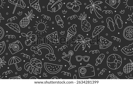 Black And White Summer Clipart | Free download on ClipArtMag