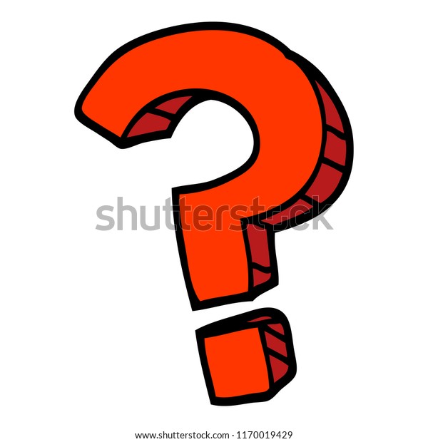 Hand Drawn Doodle Style Cartoon Question Stock Vector (Royalty Free ...