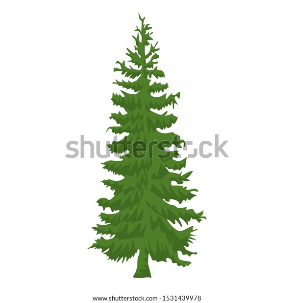 Hand Drawn Fir Tree Your Design Stock Vector (Royalty Free) 1531439978 ...