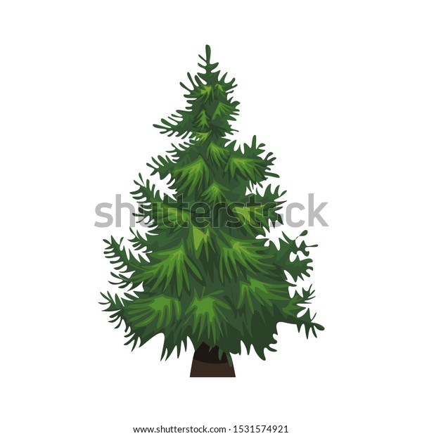 Hand Drawn Fir Tree Your Design Stock Vector (Royalty Free) 1531574921 ...