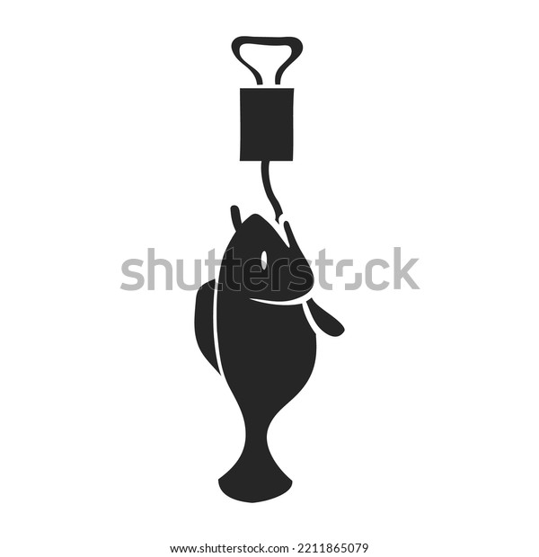 Hand Drawn Fishing Scale Vector Illustration Stock Vector (Royalty Free ...