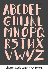 Vector Alphabet Exclusive Custom Letters Lettering Stock Vector ...