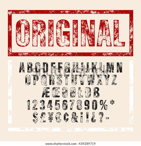 24,881 Grunge Stamp Font Images, Stock Photos & Vectors | Shutterstock