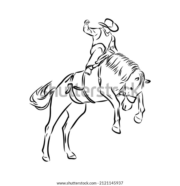 7.350 Rodeo Black And White Bilder, Stockfotos und Vektorgrafiken ...