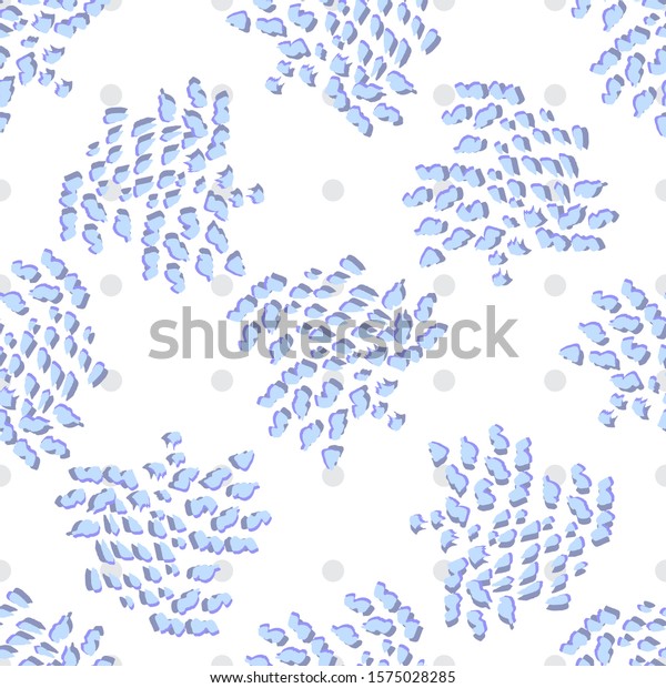 Hand Drawn Illustration Blue Scribble Color Stock Vector (Royalty Free ...