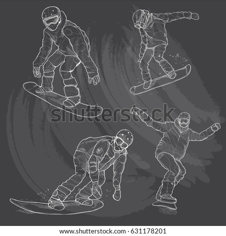 Snowboard Drawing | Free download on ClipArtMag