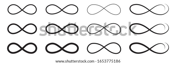 Hand Drawn Infinity Symbol Sign Doodle Stock Vector (Royalty Free ...