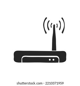 Hand Drawn Internet Router Vector Illustration Stock Vector (Royalty ...