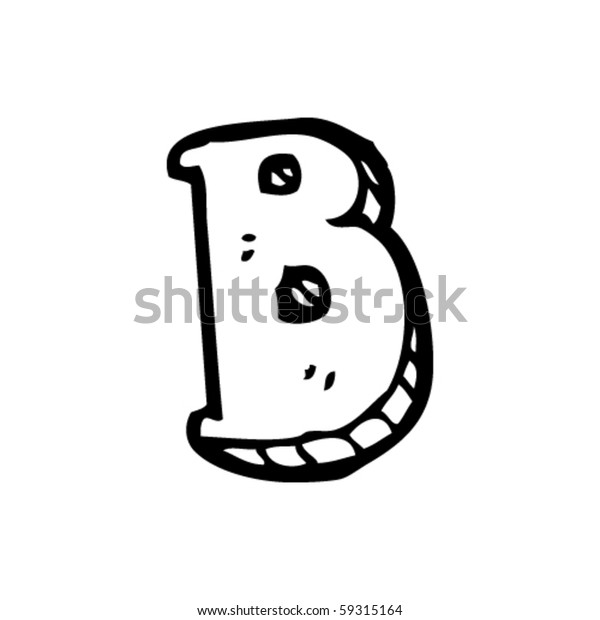 Hand Drawn Letter B Stock Vector (Royalty Free) 59315164 | Shutterstock
