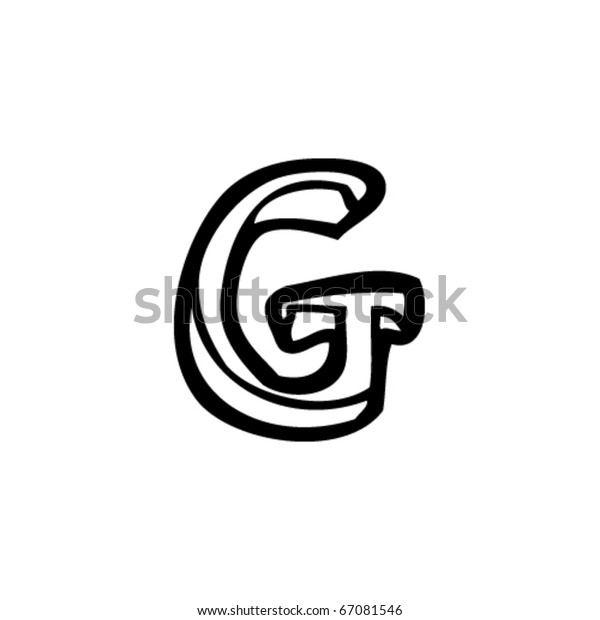 Hand Drawn Letter G Stock Vector (Royalty Free) 67081546 | Shutterstock