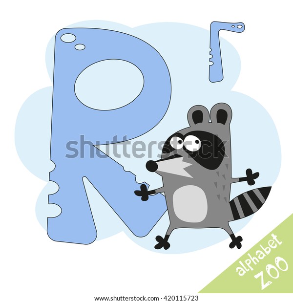 Hand Drawn Letter R Funny Cute Stock Vector (Royalty Free) 420115723 ...