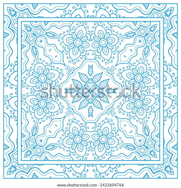 Hand Drawn Line Art Background Seamless Stock Vector (Royalty Free ...