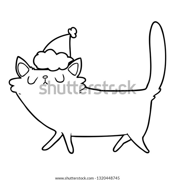 Hand Drawn Line Drawing Black Cat: เวกเตอร์สต็อก (ปลอดค่าลิขสิทธิ์ ...