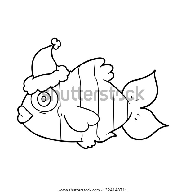 Hand Drawn Line Drawing Exotic Fish Stock Vector (Royalty Free ...
