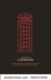 480 English telephone booth drawing Images, Stock Photos & Vectors ...