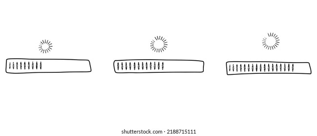 Hand Drawn Loading Bar Sketch Style Stock Vector (Royalty Free) 2188715111 | Shutterstock