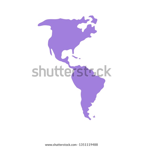 Hand Drawn Map America Doodle Illustration Stock Vector (Royalty Free ...