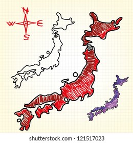 1,092 Cartoon map japan Images, Stock Photos & Vectors | Shutterstock