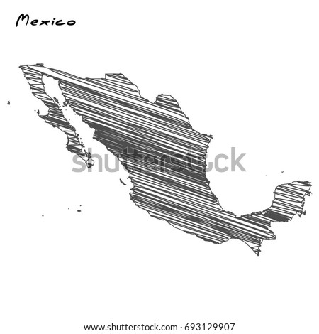 Mexico Map Drawing | Free download on ClipArtMag