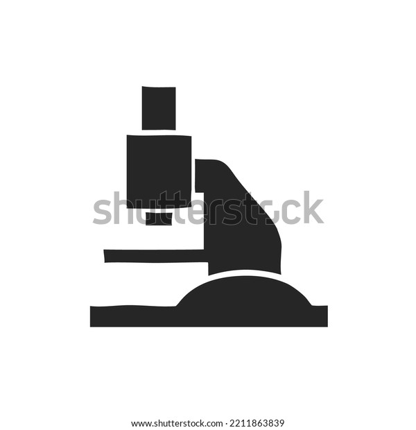 Hand Drawn Microscope Vector Illustration Stock Vector (Royalty Free ...