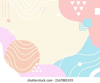 Hand Drawn Minimal Background Vector Illustration Stock Vector (Royalty ...